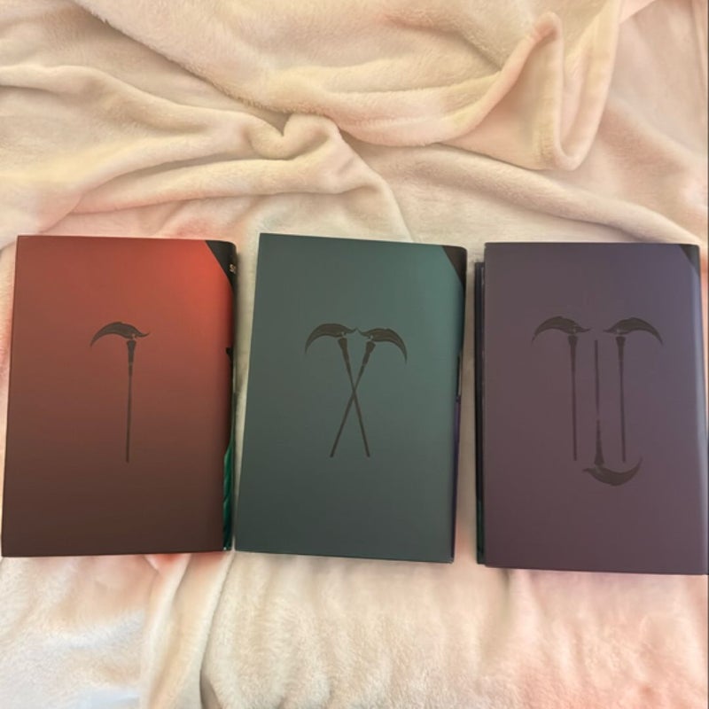 Arc of a Scythe Trilogy *SIGNED* Fairyloot editons by Neal Shusterman ...