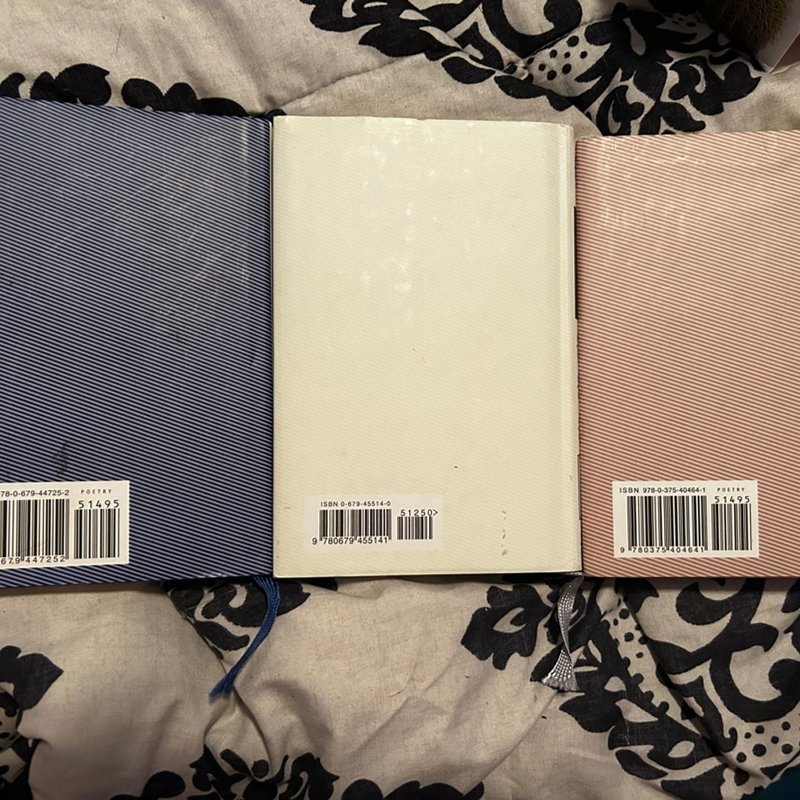 3 Everyman’s Library Pocket Poets BUNDLE by Robert Frost, Sylvia Plath ...