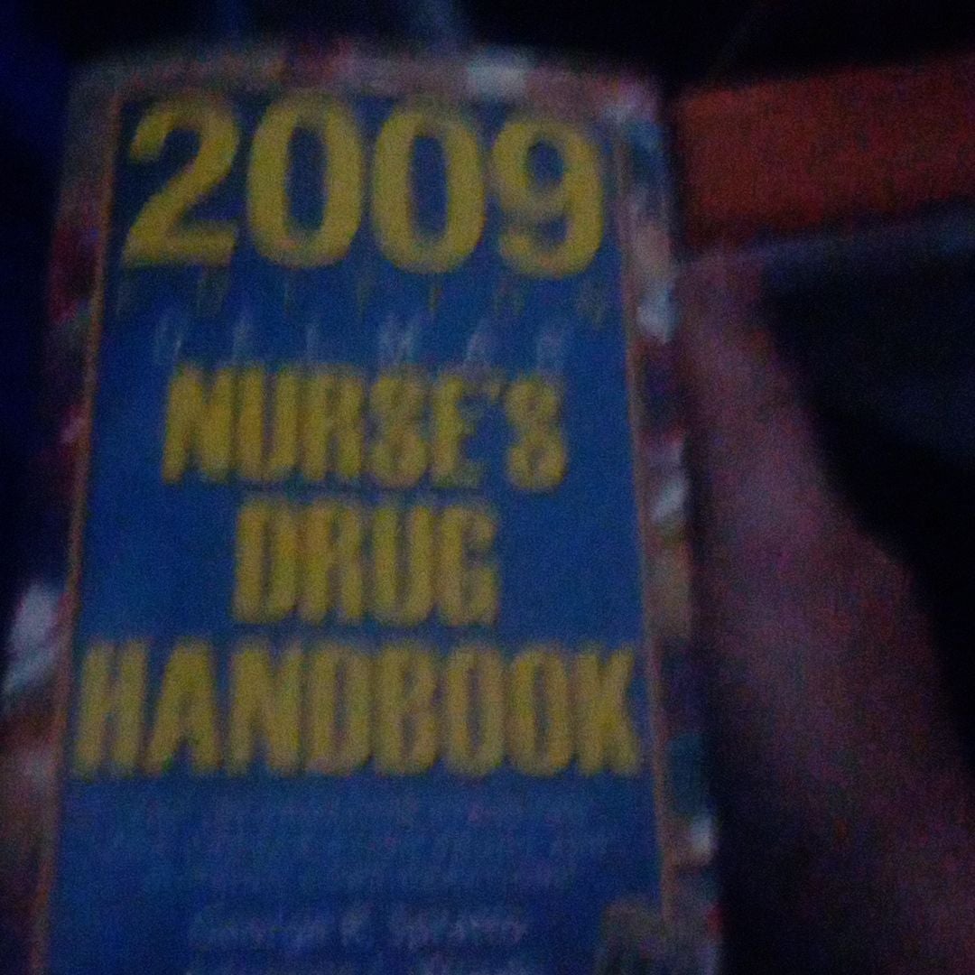 Nurses Drug Handbook 2009 by George R. Spratto, Adrienne L. Woods