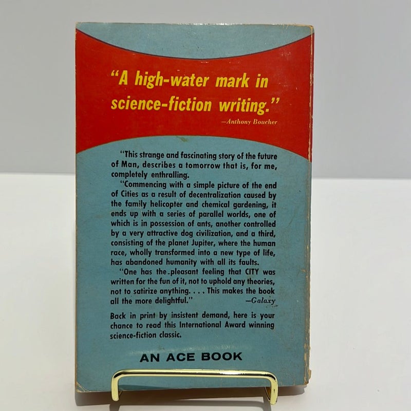 City (1952 Vintage Ace Books H-30) by Clifford D. Simak, Paperback ...