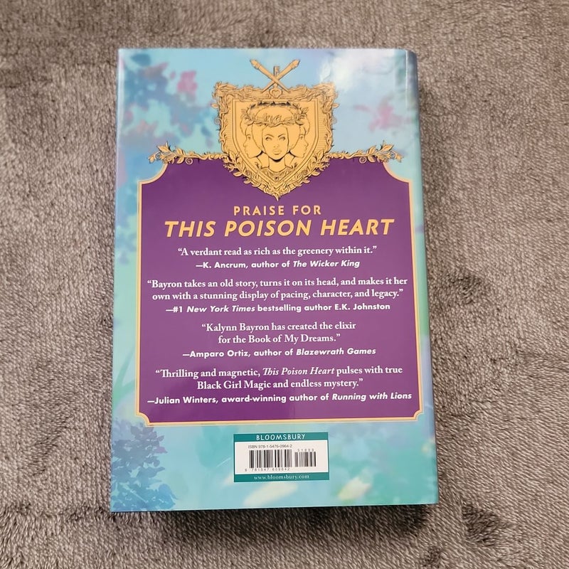 This Poison Heart signed owlcrate exclusive by Kalynn bayron, Hardcover ...