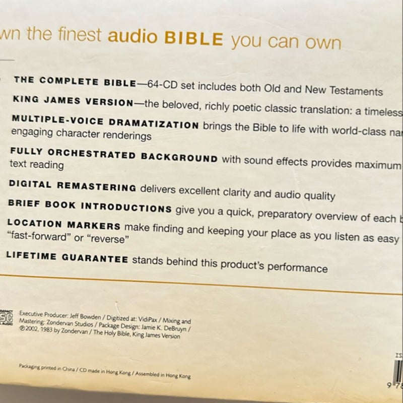 The entire KJV Bible Dramatized on CDs by Moses, Jeremiah, Micah ...