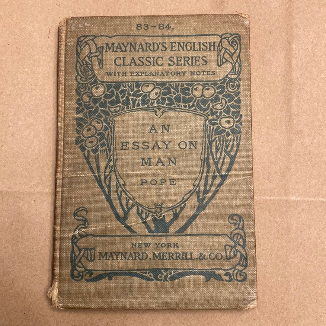 An Essay on Man by Alexander Pope, Hardcover | Pangobooks