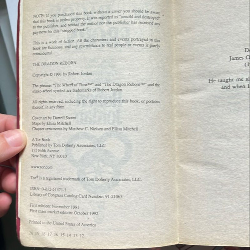 The Dragon Reborn by Robert Jordan, Paperback | Pangobooks