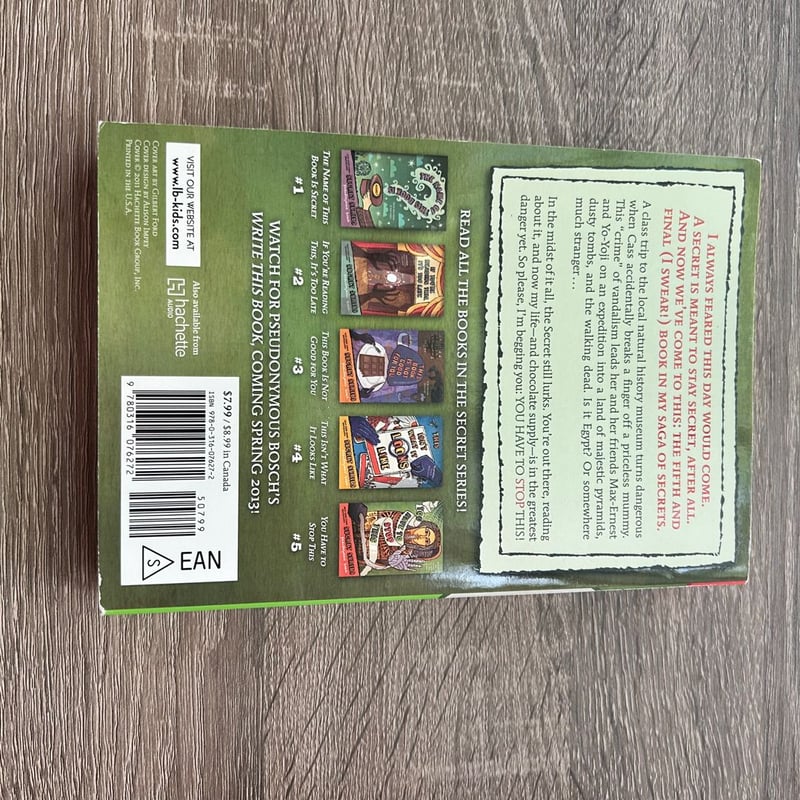 The Secret Series Complete Collection by Pseudonymous Bosch, Paperback ...
