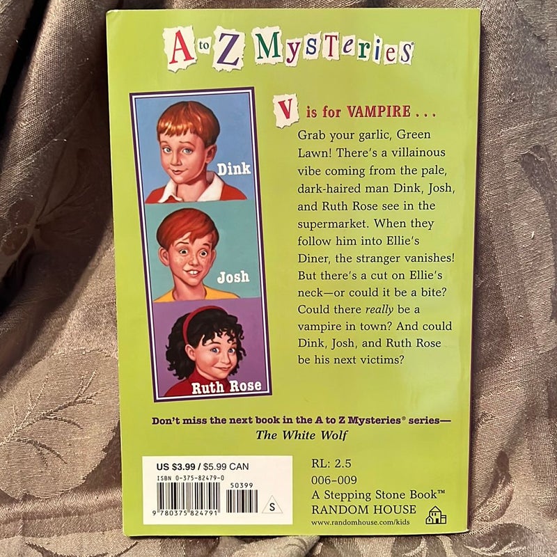 A to Z Mysteries: the Vampire's Vacation by Ron Roy