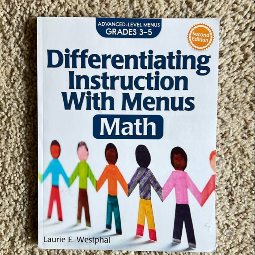 Differentiating Instruction with Menus - Math, Grades 3-5 by Laurie ...