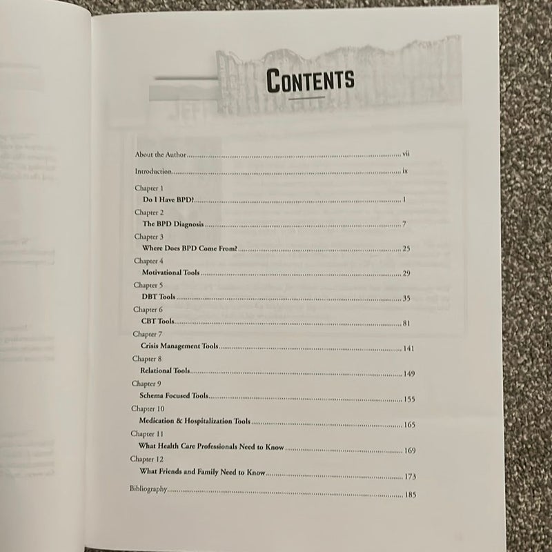 Borderline Personality Disorder Toolbox by Jeff Riggenbach