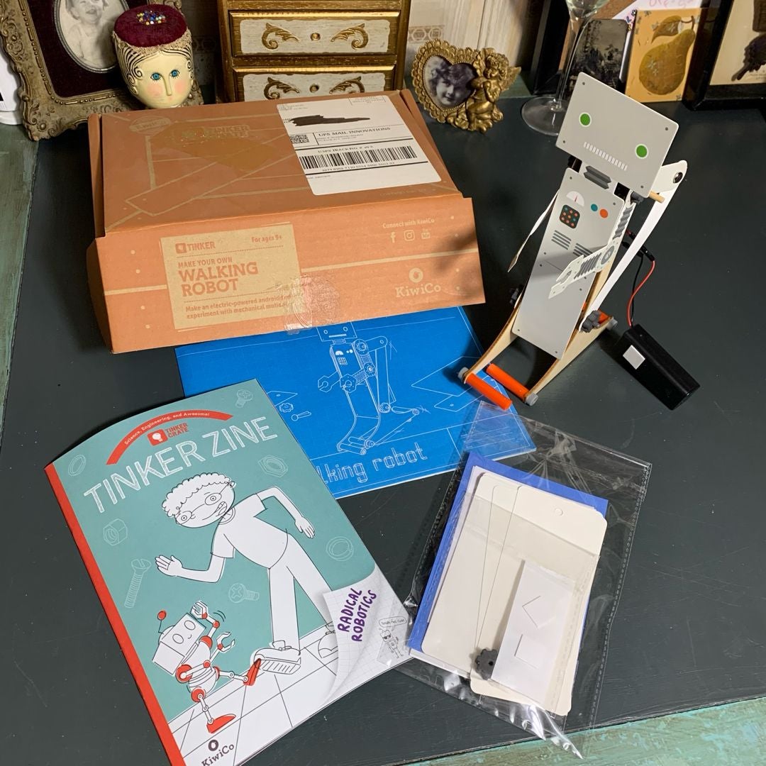 Tinker Crate Walking Robot Science Kit by KiwiCo, Paperback | Pangobooks
