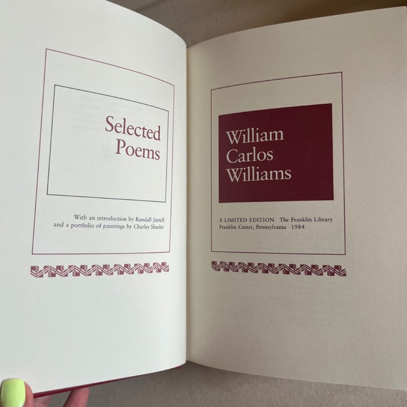 William Carlos Williams: Selected Poems by William Carlos Williams ...