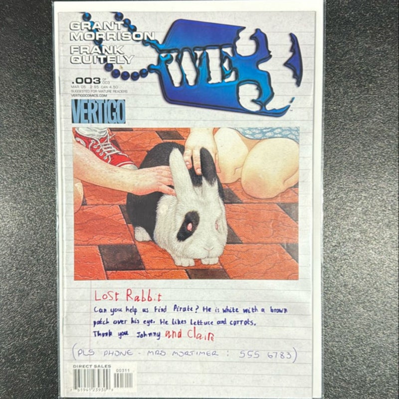 WE3 # 3 of 3 Mar 04 Grant Morrison Frank Quitely Vertigo Comics by ...