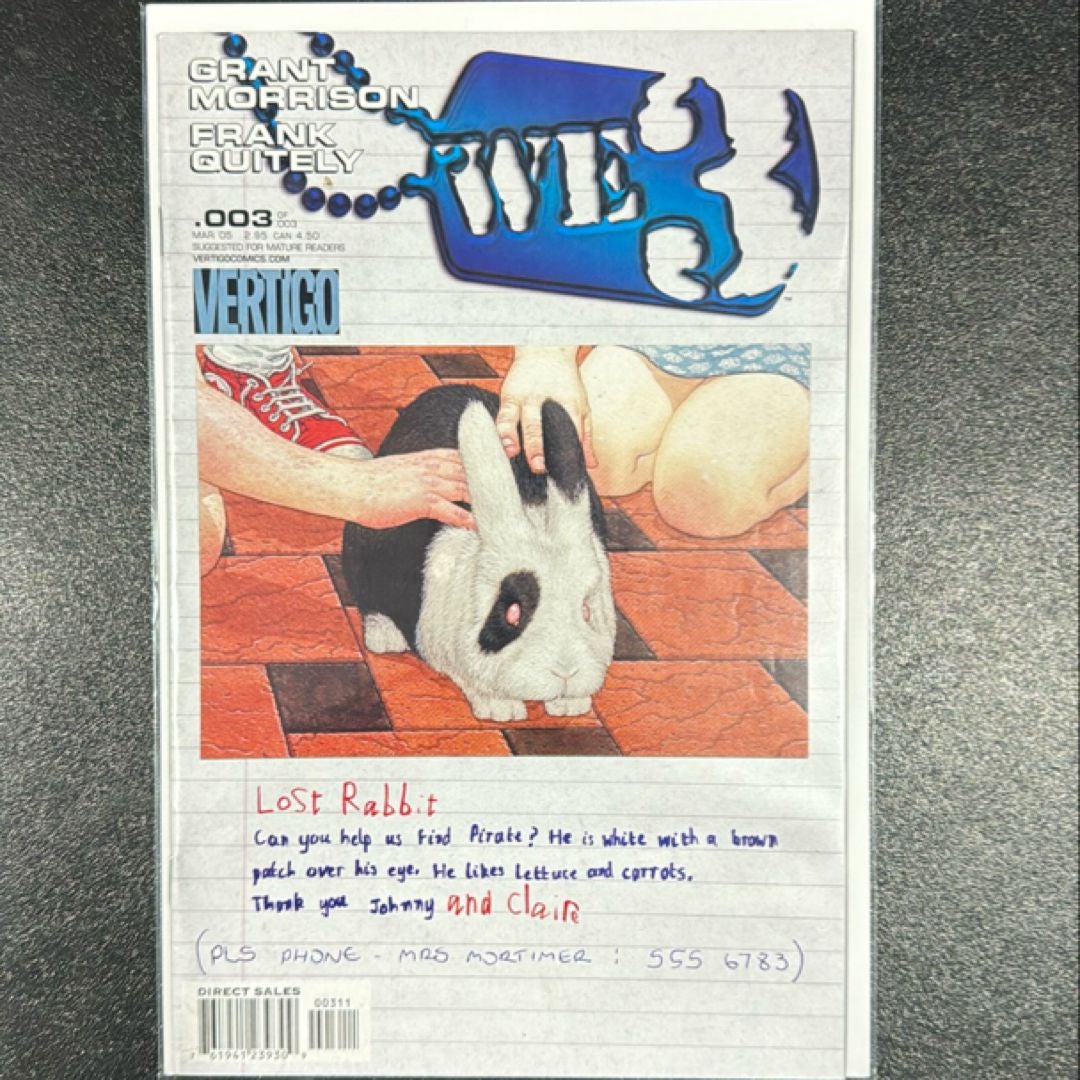 WE3 # 3 of 3 Mar 04 Grant Morrison Frank Quitely Vertigo Comics by ...