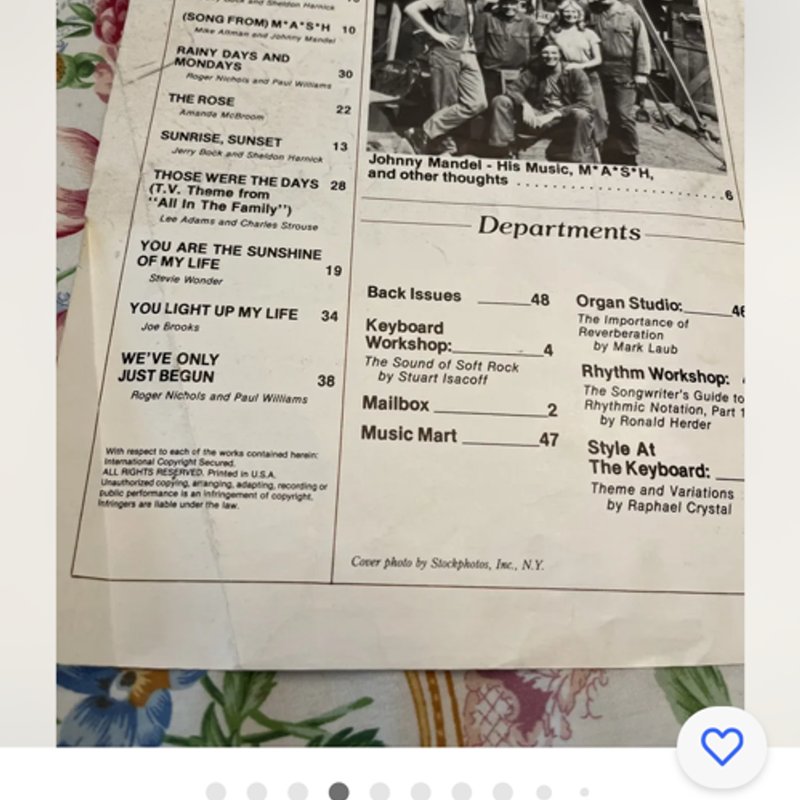 Sheet Music Magazine Organ February 1983 by Sheet Music Magazine ...