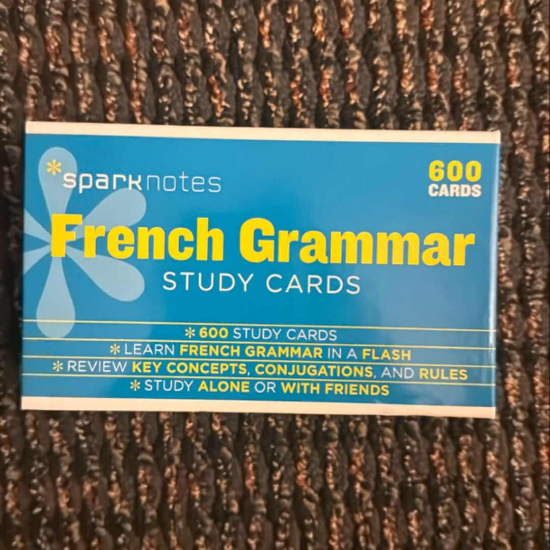 French Grammar SparkNotes Study Cards by SparkNotes