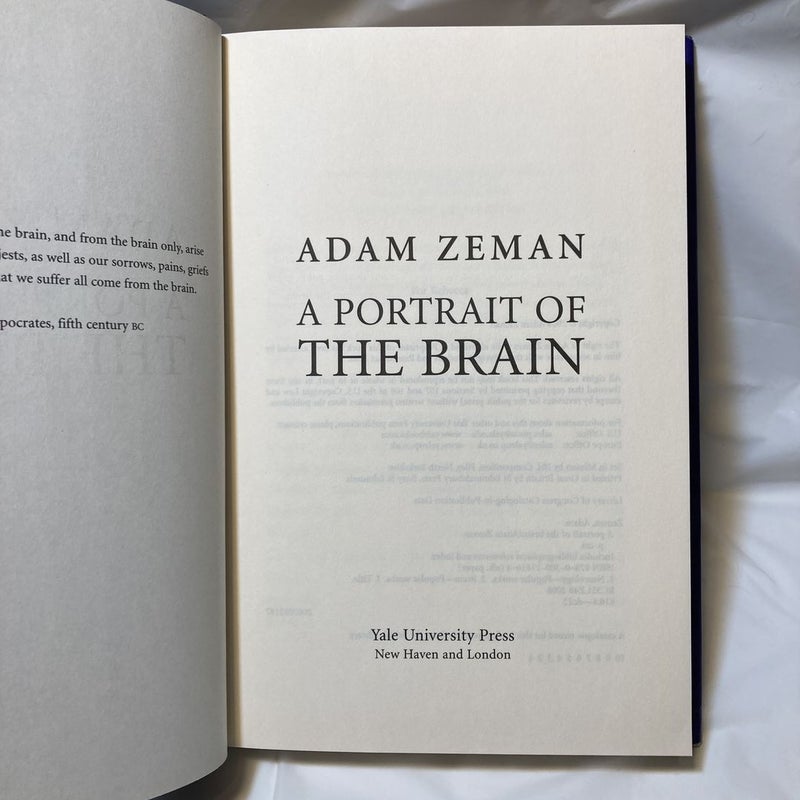 A Portrait of the Brain by Adam Zeman, Hardcover | Pangobooks