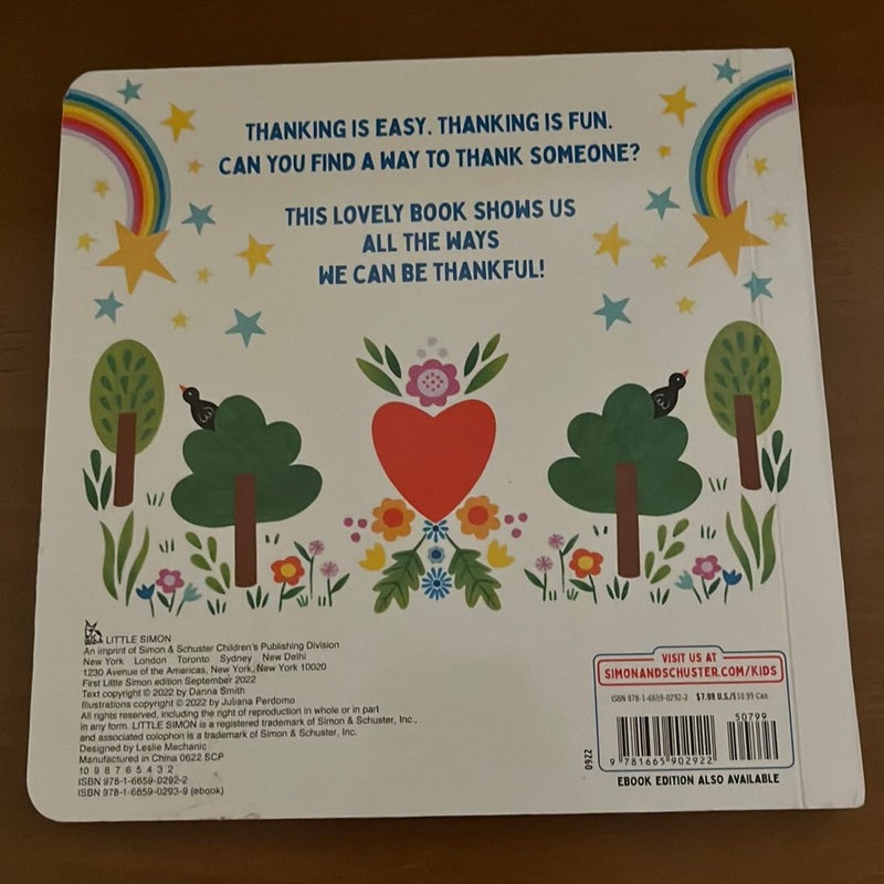 The Thank You Book by Danna Smith, Hardcover | Pangobooks