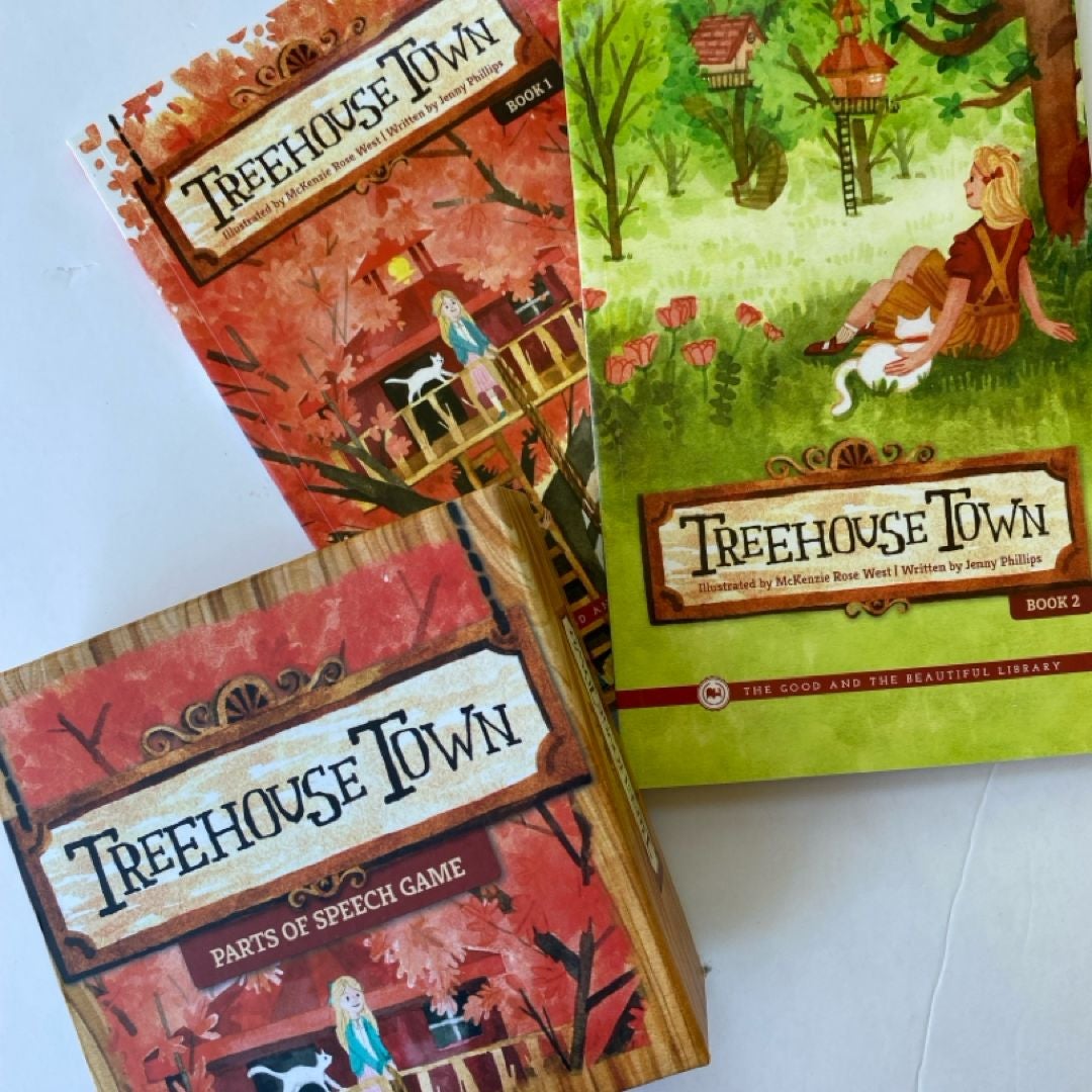 Treehouse Town Game - Parts of Speech by jenny Phillips