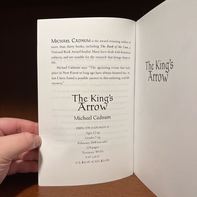 The King's Arrow by Michael Cadnum