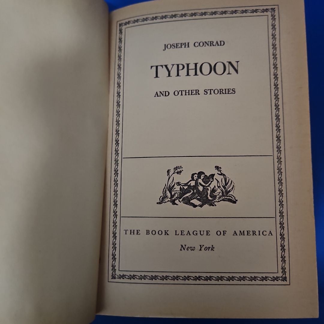 TYPHOON and Other Stories c1902 by Joseph Conrad, Hardcover | Pangobooks