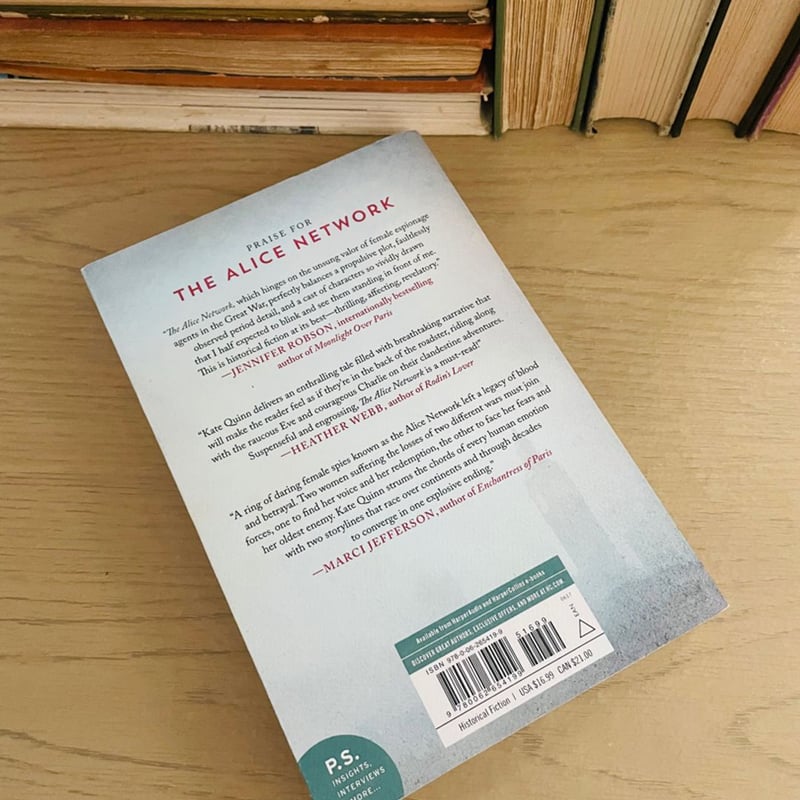 The Alice Network- FIRST EDITION! by Kate Quinn, Paperback | Pangobooks