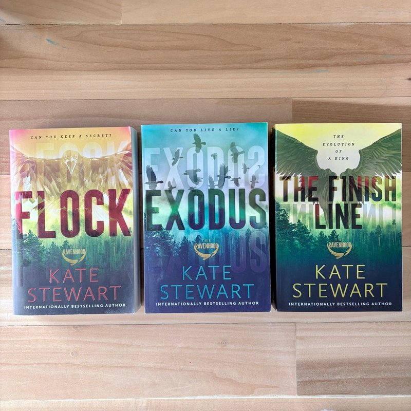 Flock, Exodus, The Finish Line - The Ravenhood trilogy set by ...