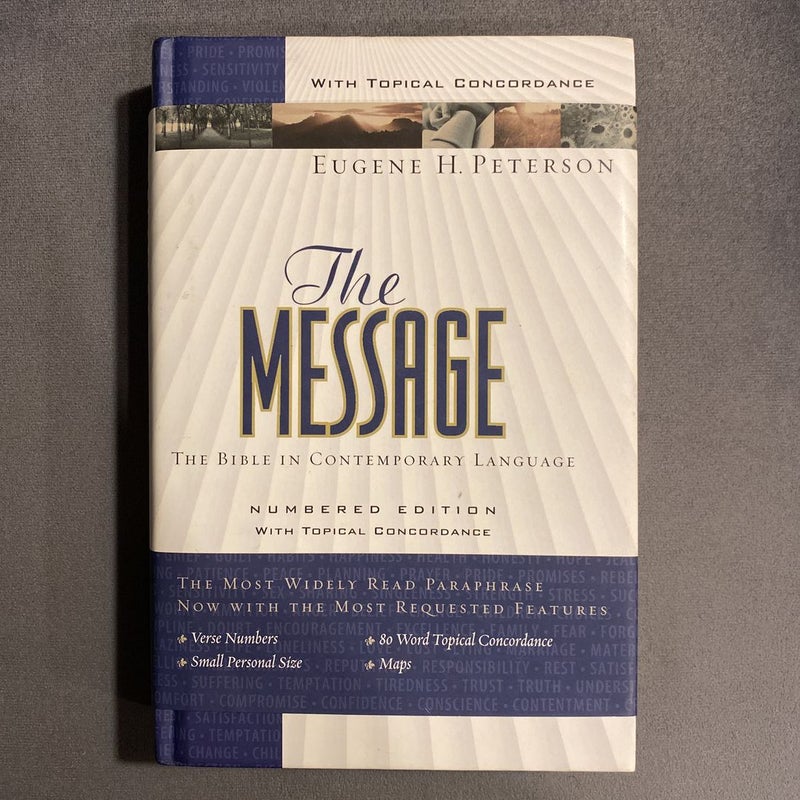 The Message Bible by Eugene H. Peterson, Hardcover | Pangobooks