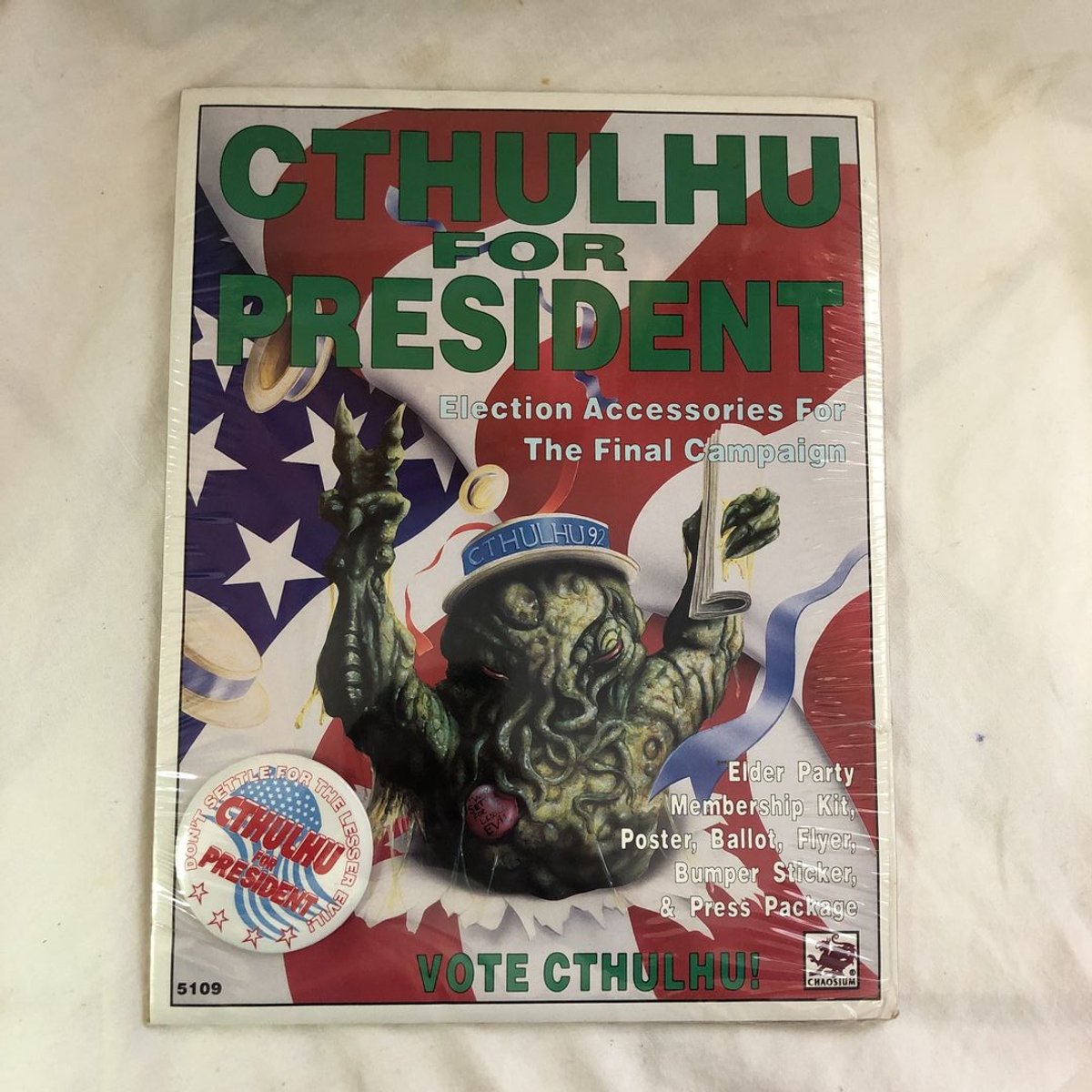 The Cthulhu for President Kit by Charlie Krank
