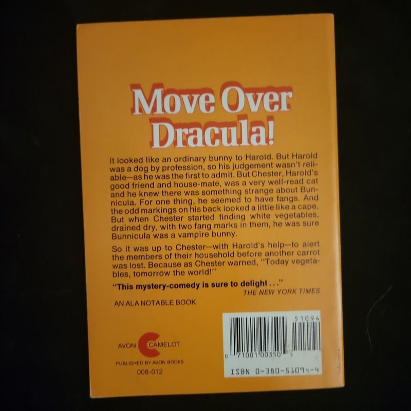 Bunnicula - Rabbit Tale of Mystery by Deborah Howe, James Howe