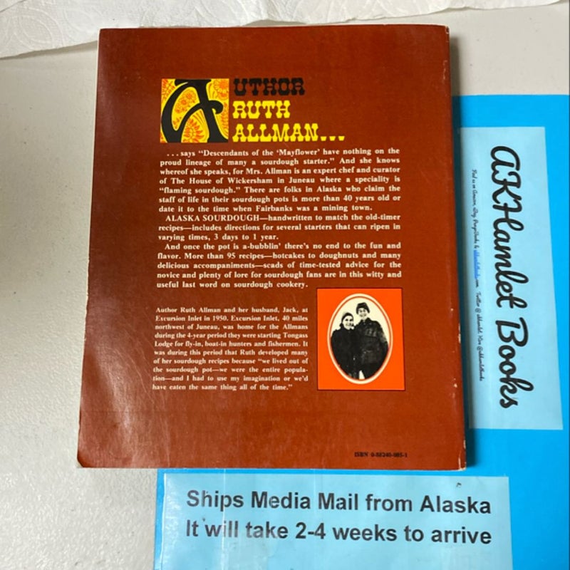 Alaska Sourdough by Ruth Allman, Paperback | Pangobooks