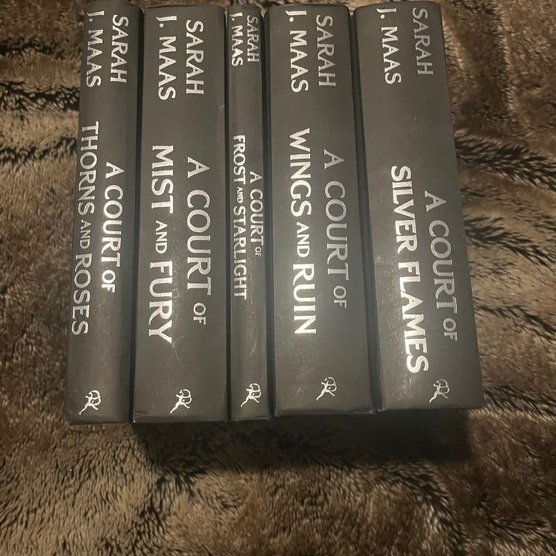 ACOTAR Series Hardcover Books Full 5 Book Set NEW by Sarah J Maas ...