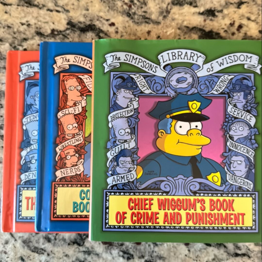 The Simpsons Library of Wisdom bundle by Matt Groening, Hardcover ...