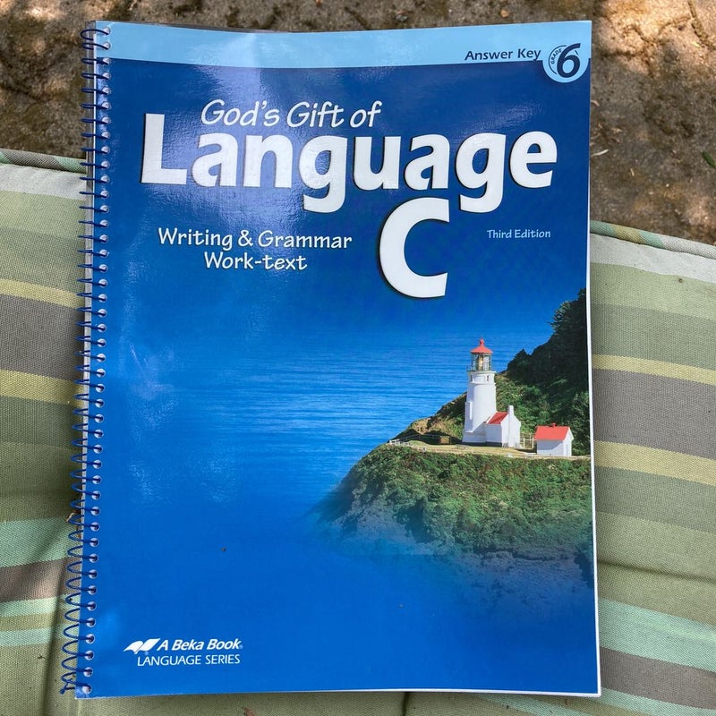 God’s Gift of Language C ~ Answer Key by A Beka Book Language Series ...