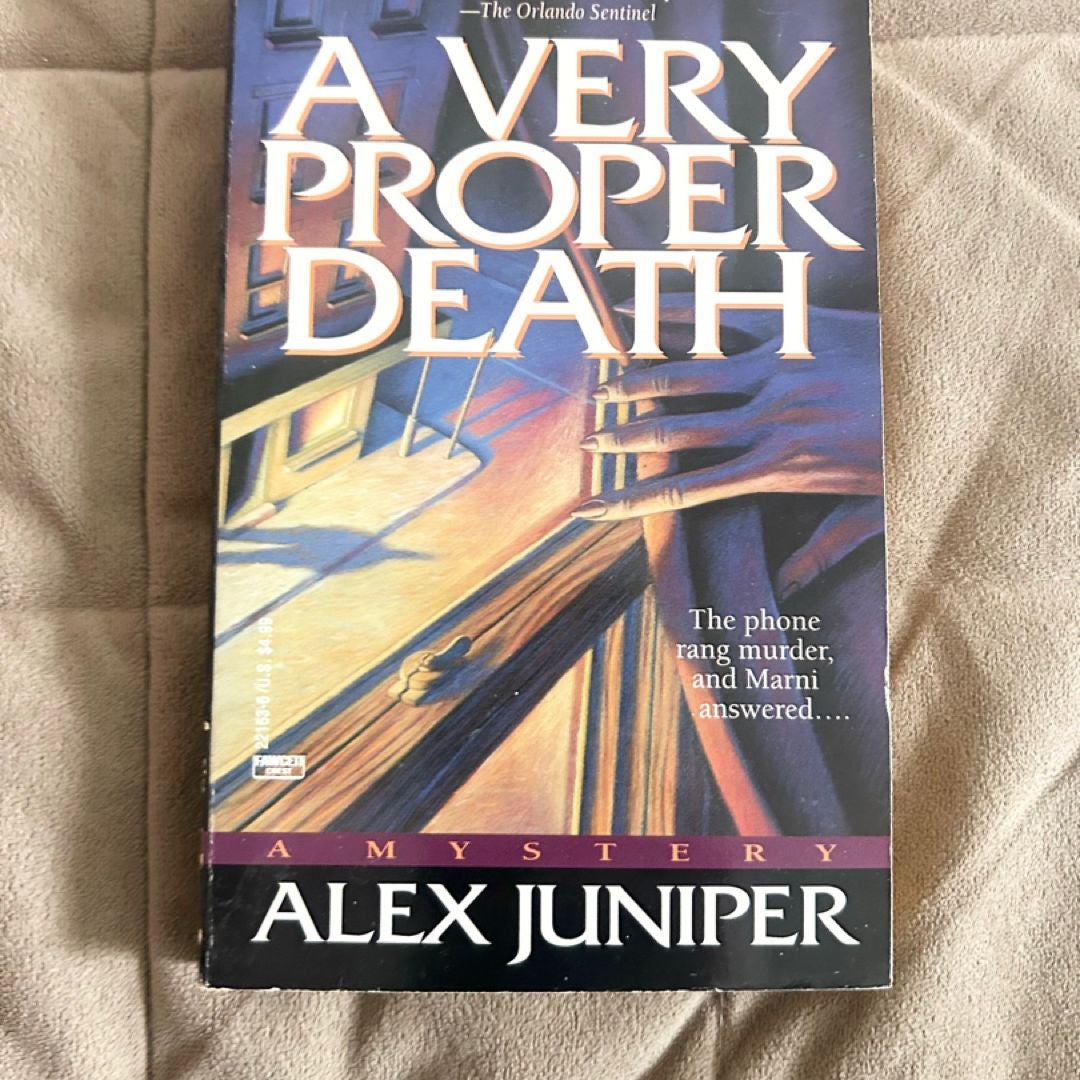 A Very Proper Death by Alex Juniper