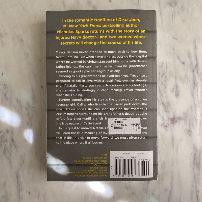 The Return by Nicholas Sparks, Paperback | Pangobooks