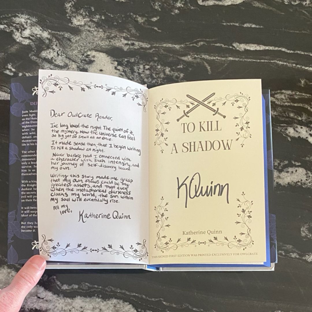To Kill A Shadow (Owlcrate) & To Shatter The Night Book Bundle by ...