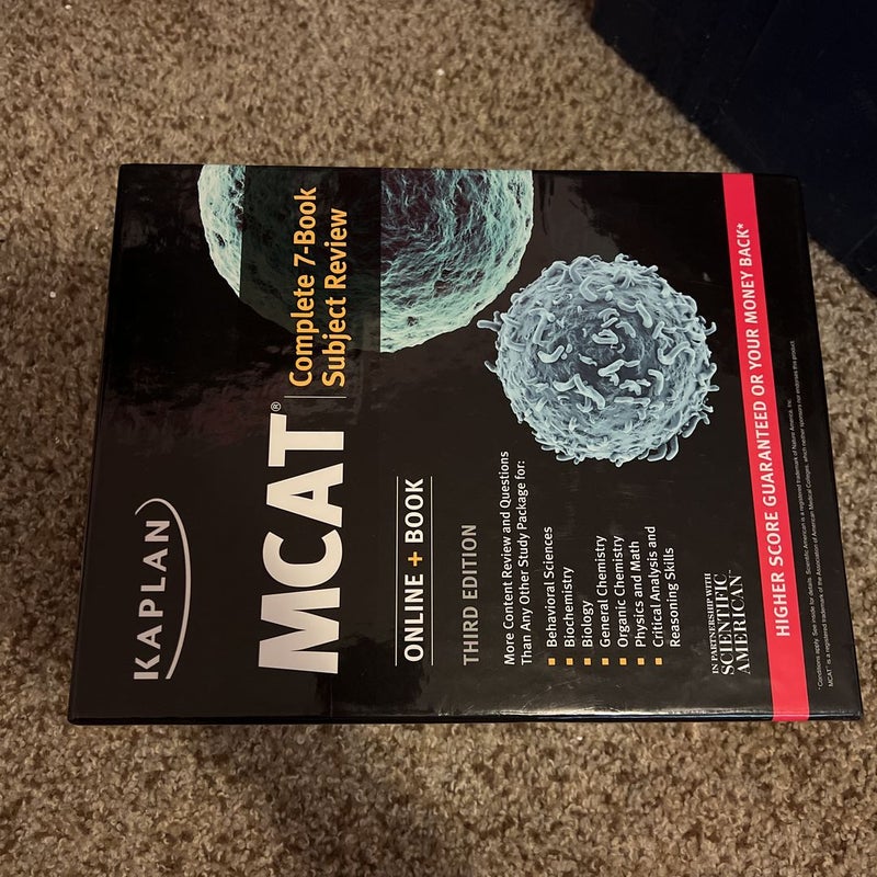 MCAT Complete 7-Book Subject Review by Kaplan