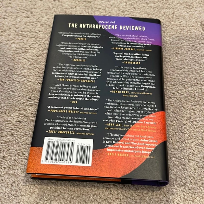 The Anthropocene Reviewed by John Green, Hardcover | Pangobooks