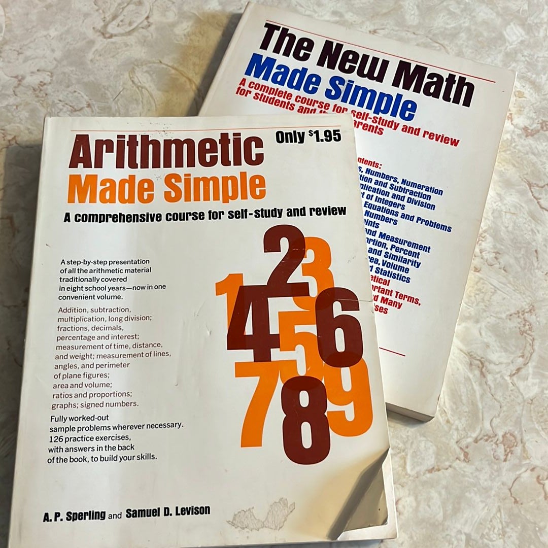 Math Made Simple bundle of 2 books by Albert F. Kempf, A.P. Sperling ...