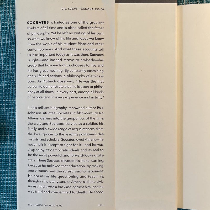 Socrates by Paul Johnson, Hardcover | Pangobooks