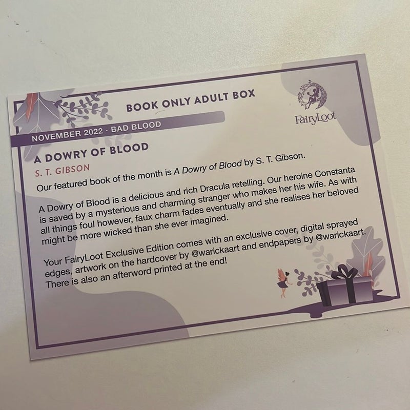 A Dowry of Blood by S.T. Gibson, Hardcover | Pangobooks