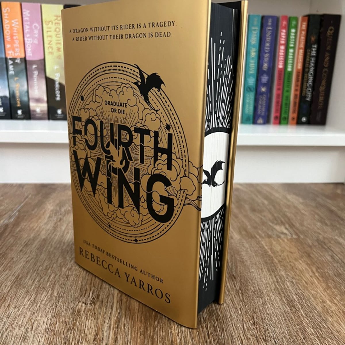 Fourth Wing- Fairyloot exclusive edition. Unsigned by Rebecca Yarros ...