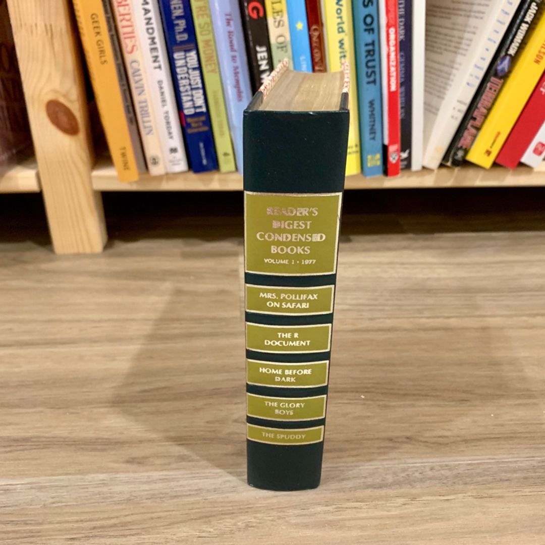 Reader's Digest Condensed Books Volume 1, 1977 by Dorothy Gilman ...