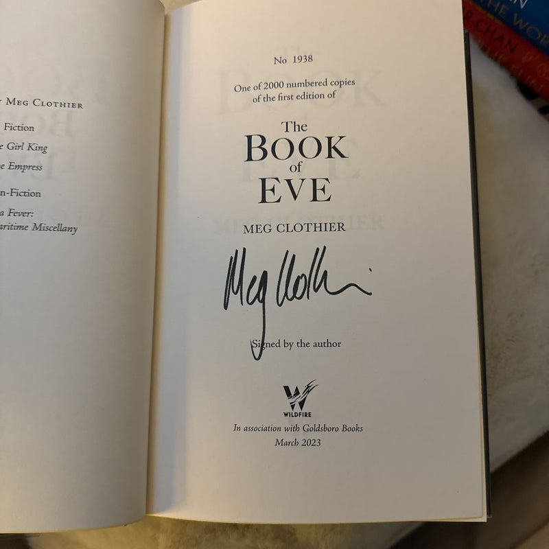 The Book of Eve by Meg Clothier