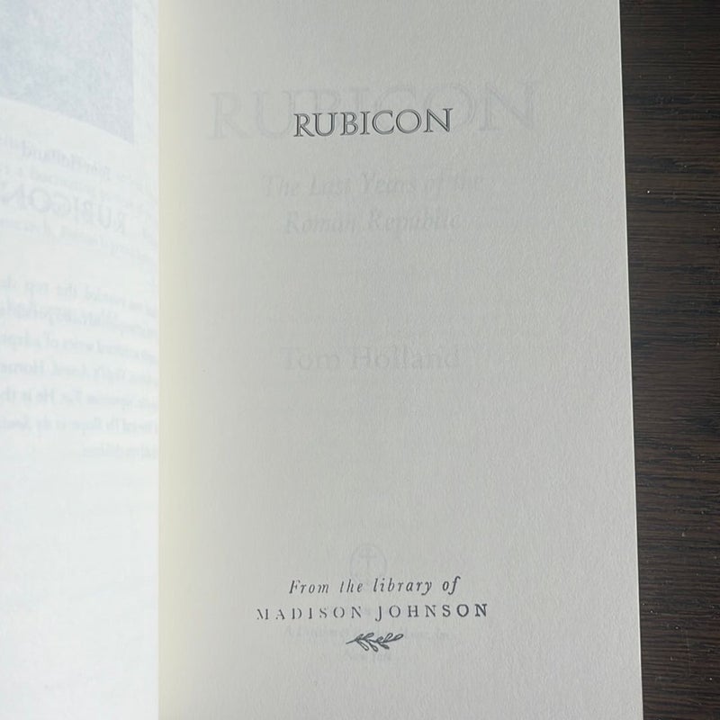 Rubicon by Tom Holland, Paperback | Pangobooks