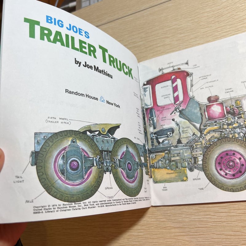 Big Joe's Trailer Truck by Joe Mathieu, Paperback | Pangobooks