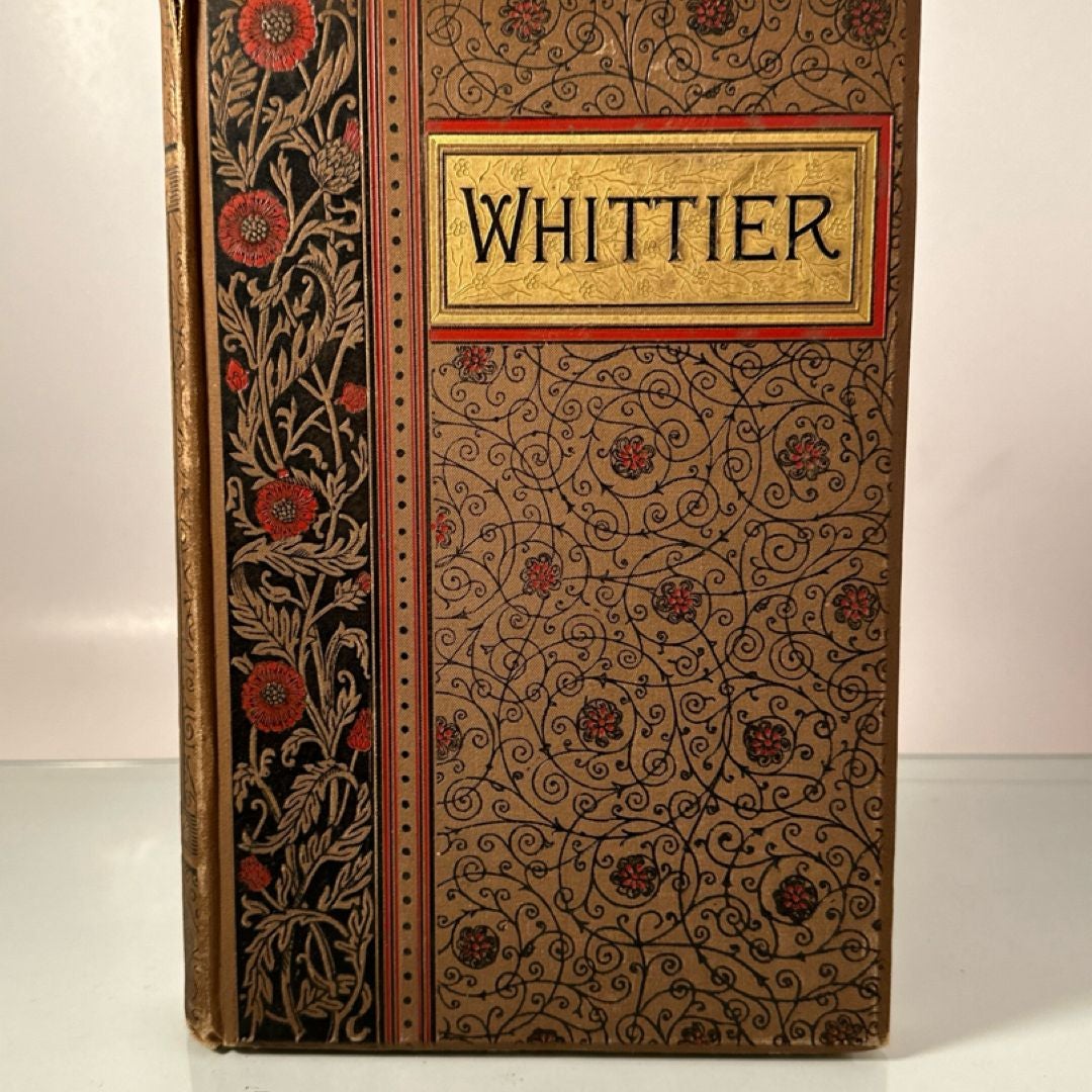 The Poetical Works of John Greenleaf Whittier Antiquarian 1889 HC ...