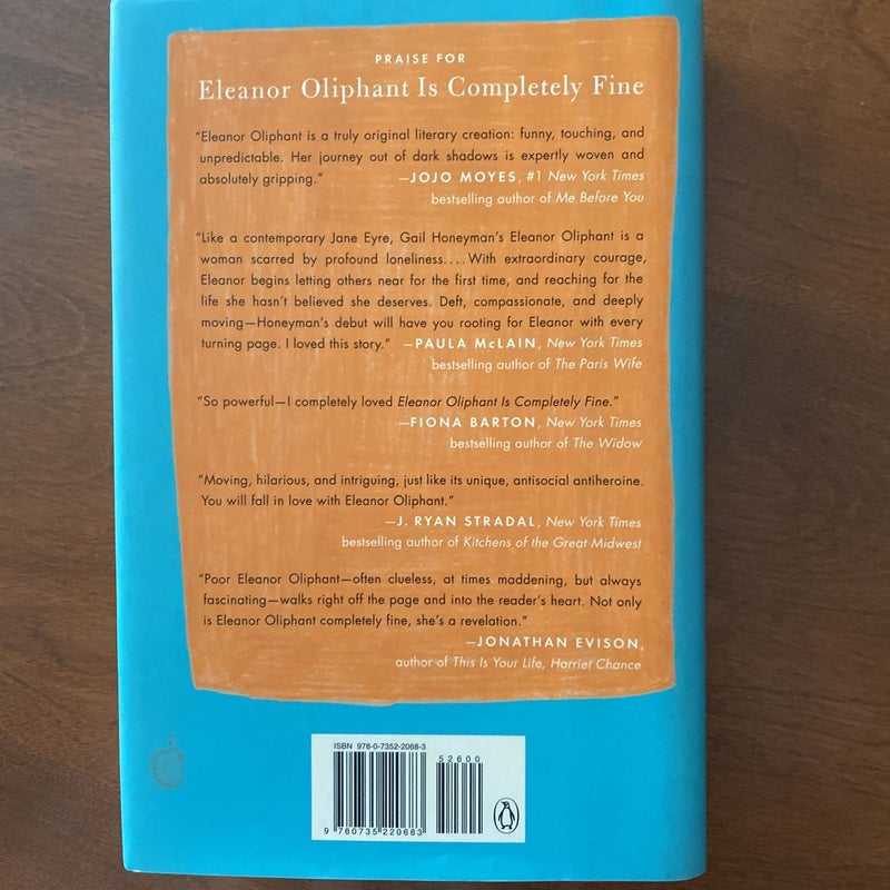 Eleanor Oliphant Is Completely Fine by Gail Honeyman, Hardcover ...