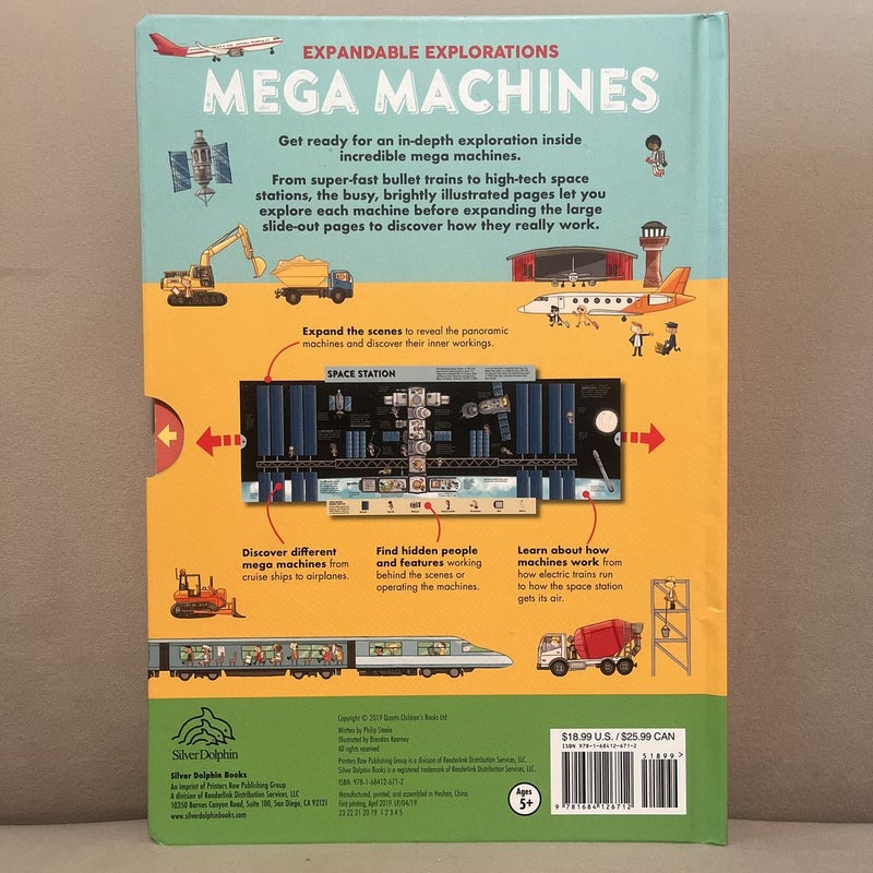 Expandable Explorations: Mega Machines by Editors of Silver Dolphin Books