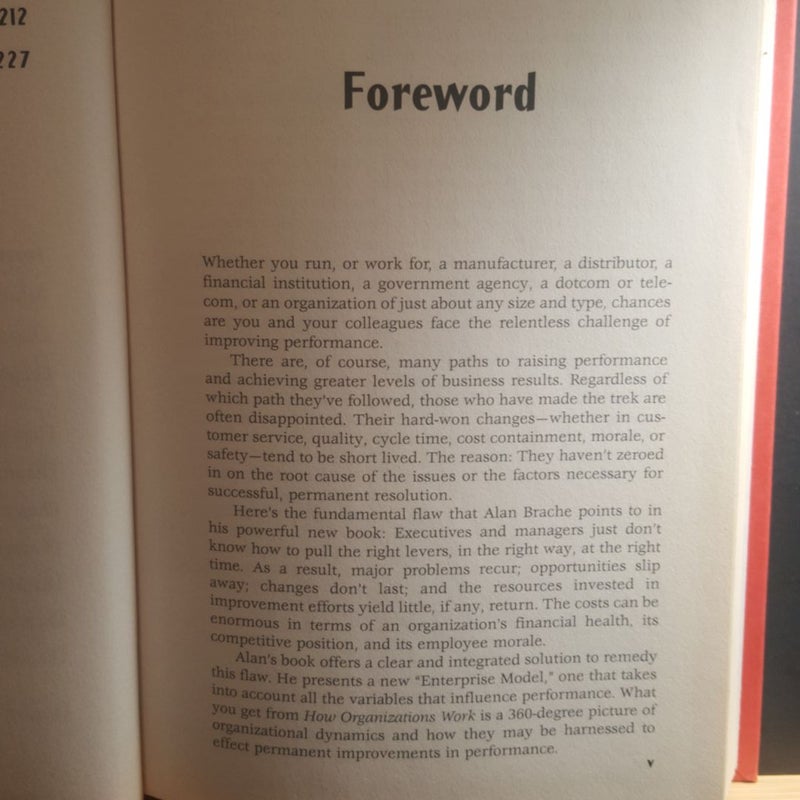 How Organizations Work by Alan P. Brache