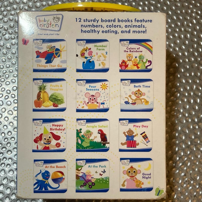 Disney Baby Einstein Blue: 12 Board Books by PI Kids, Hardcover ...